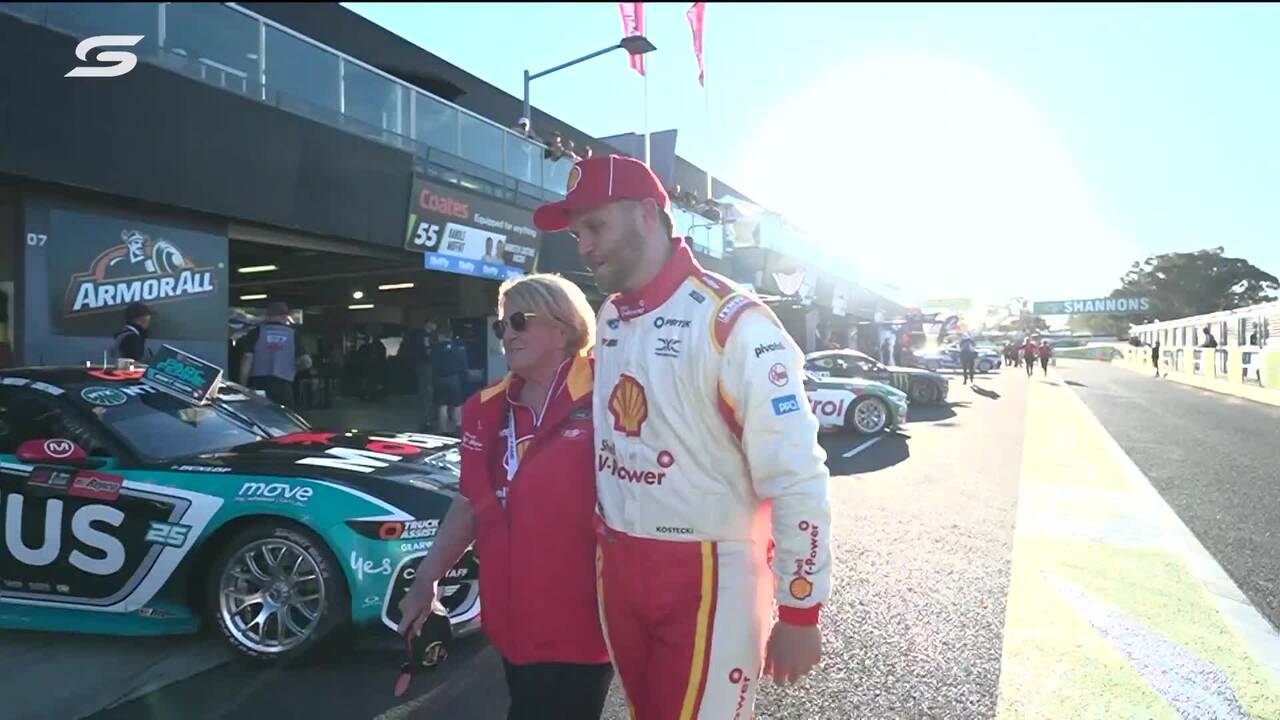 Kostecki soaks in Bathurst pole with Jill Johnson | Supercars