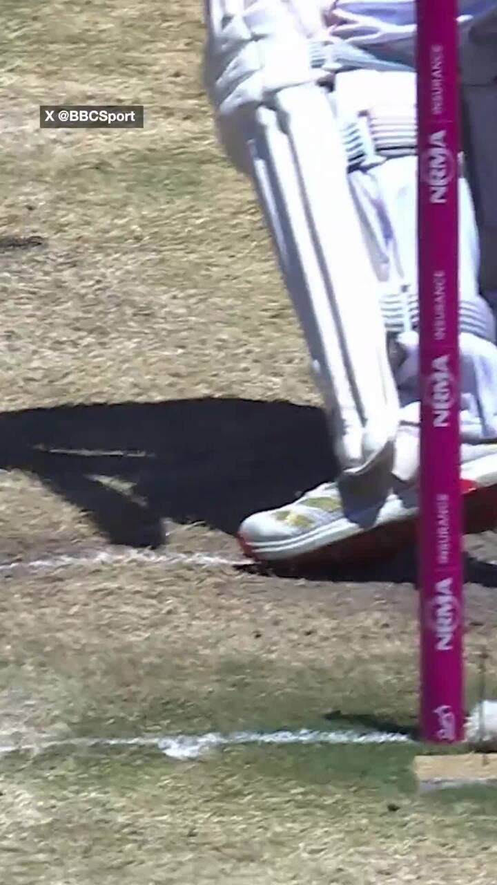 Neser knocks over Duckett | Daily Telegraph