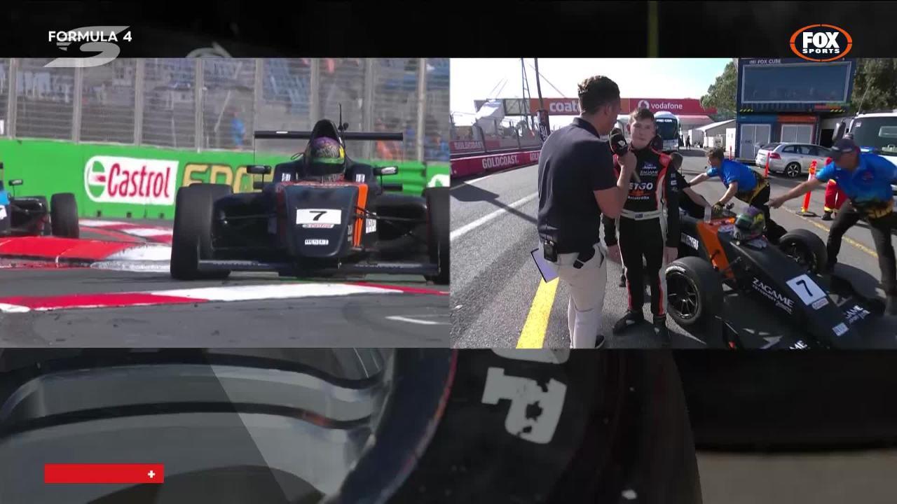 Formula 4 car takes off during Qualifying | Supercars