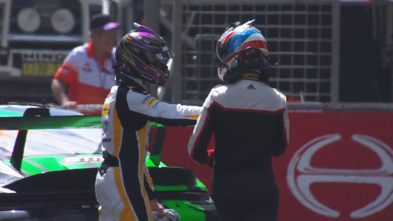 Carrera Cup race red-flagged after multi-car pile-up | Supercars