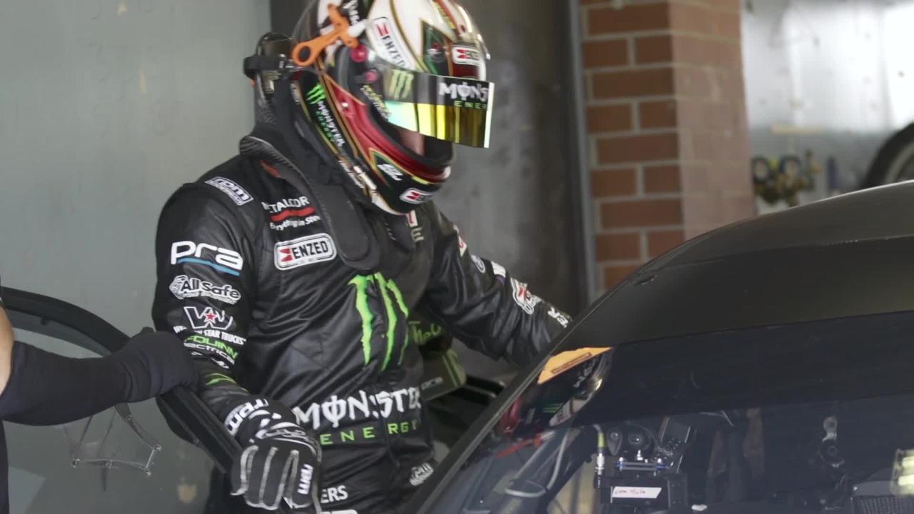 F1 driver training for Cam Waters | Supercars