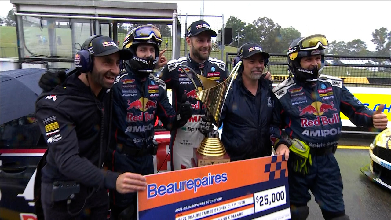 Van Gisbergen 'over the moon' to win Sydney Cup | Supercars
