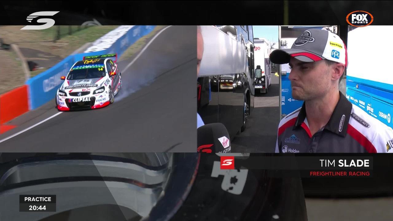 Slade talks through practice one crash | Supercars