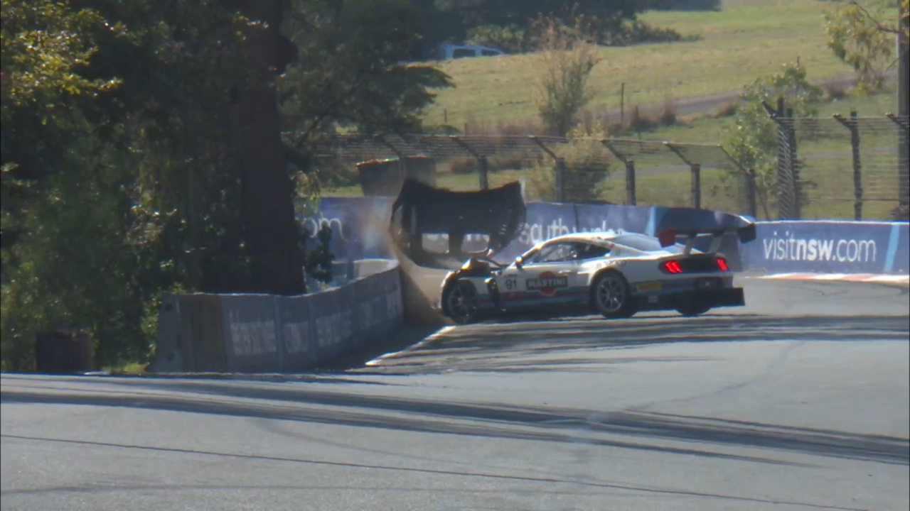 #91 MARC crashes out at Griffins Bend | Supercars