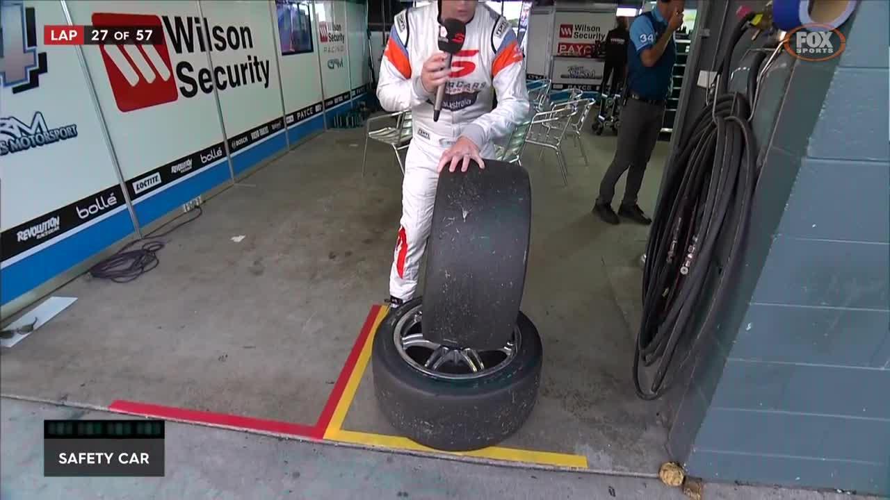 Greg Murphy explains camber during Race 5 | Supercars