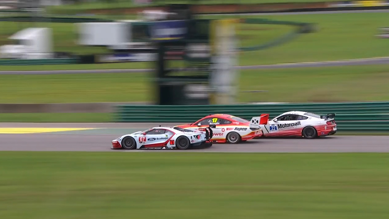 Shell V-Power Mustang on track in USA | Supercars