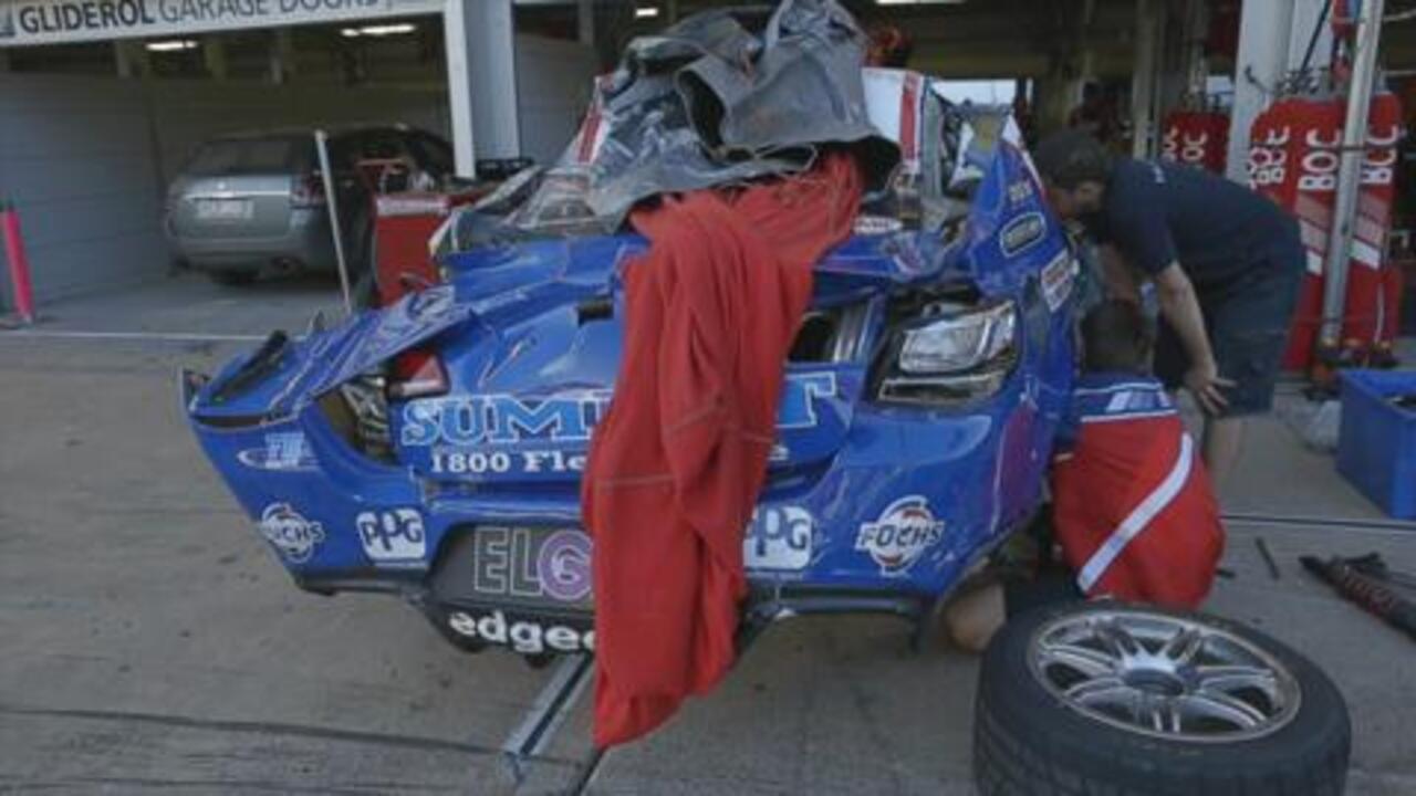 Jason Bright's Team BOC massively damaged | Supercars