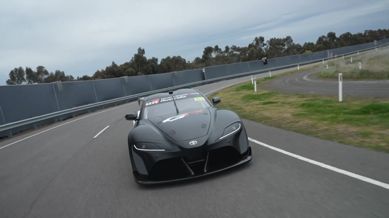 Neil Crompton drives Toyota GR Supra Supercar | Supercars
