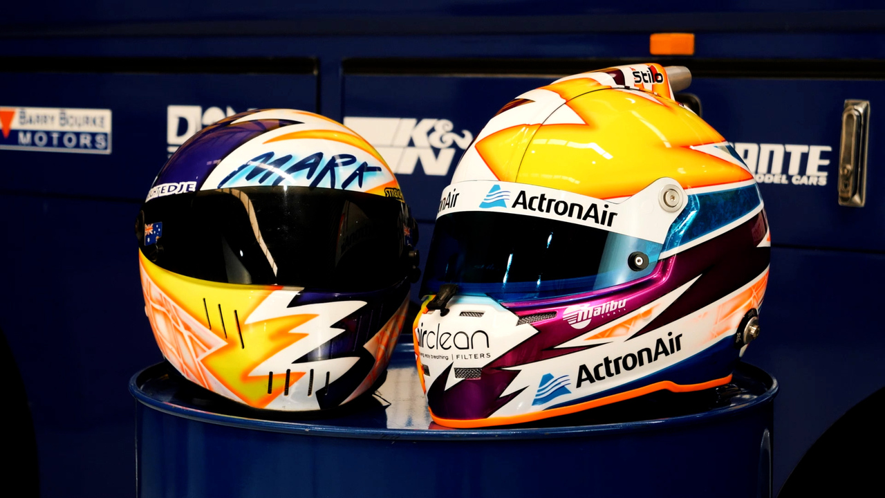 Winterbottom's 2021 helmet honoring karting origins | Supercars