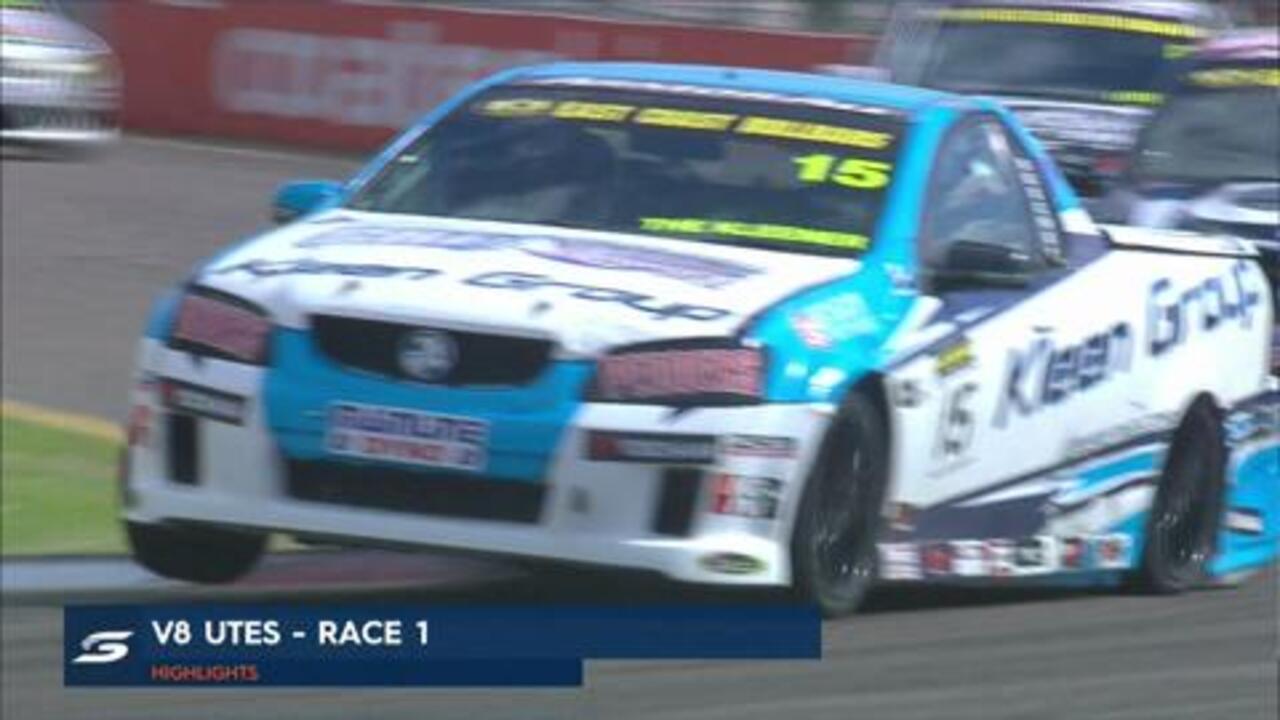 V8 Utes Race 1 Highlights - Castrol EDGE Townsville 400 | Supercars