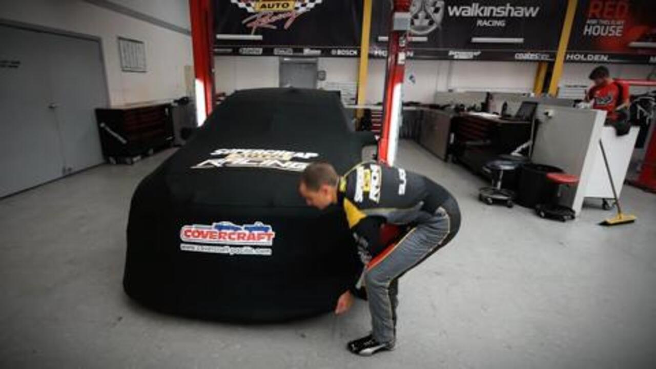 Tim Slade 2015 Supercheap Auto Racing Unveil | Supercars