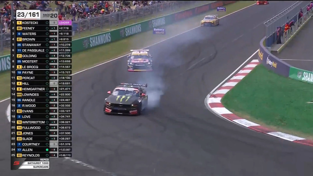 Waters makes crucial error at Hell Corner | Supercars