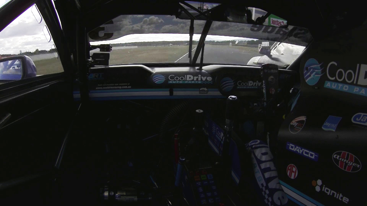 ONBOARD: Slade's miracle miss with Waters | Supercars