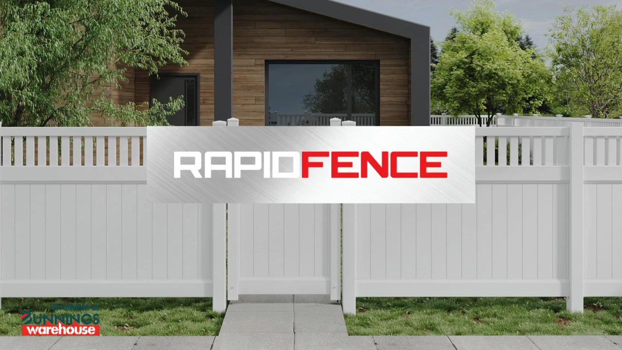 White Wooden Fence Bunnings