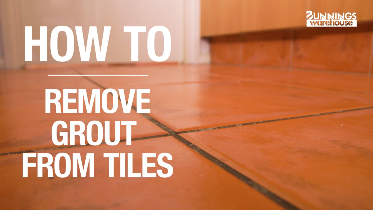 How To Remove Grout From Floor Tiles