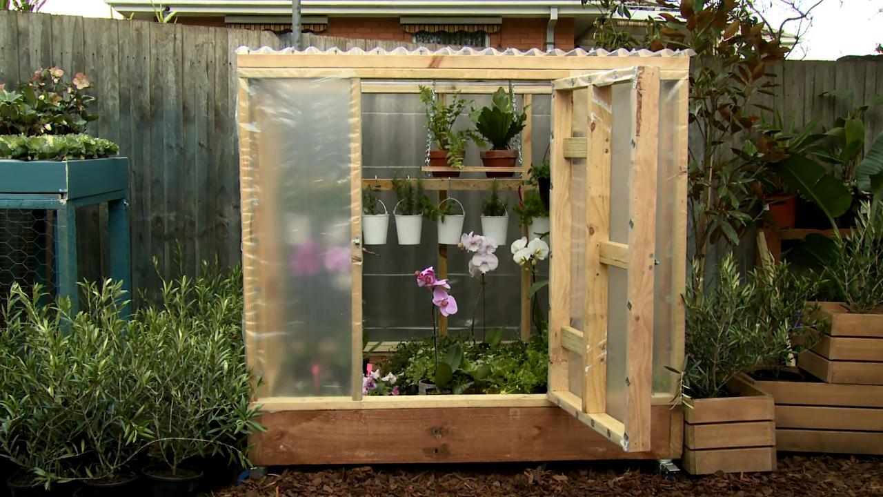 Sweet Pea 2' X 4' DIY Mini Lean-to Style Greenhouse