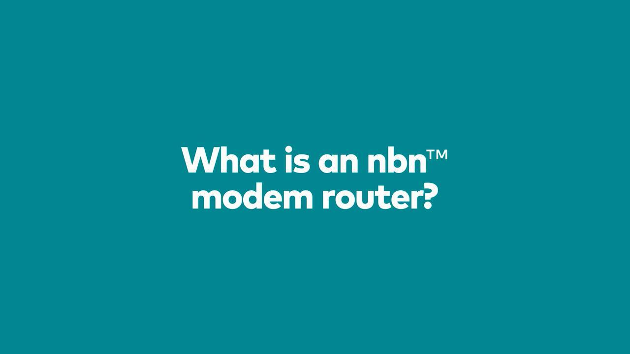 Best router for the nbn