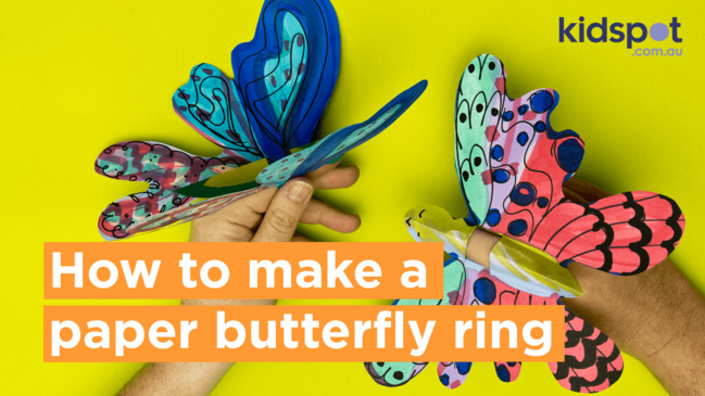 How To Make A Origami Butterfly Ring