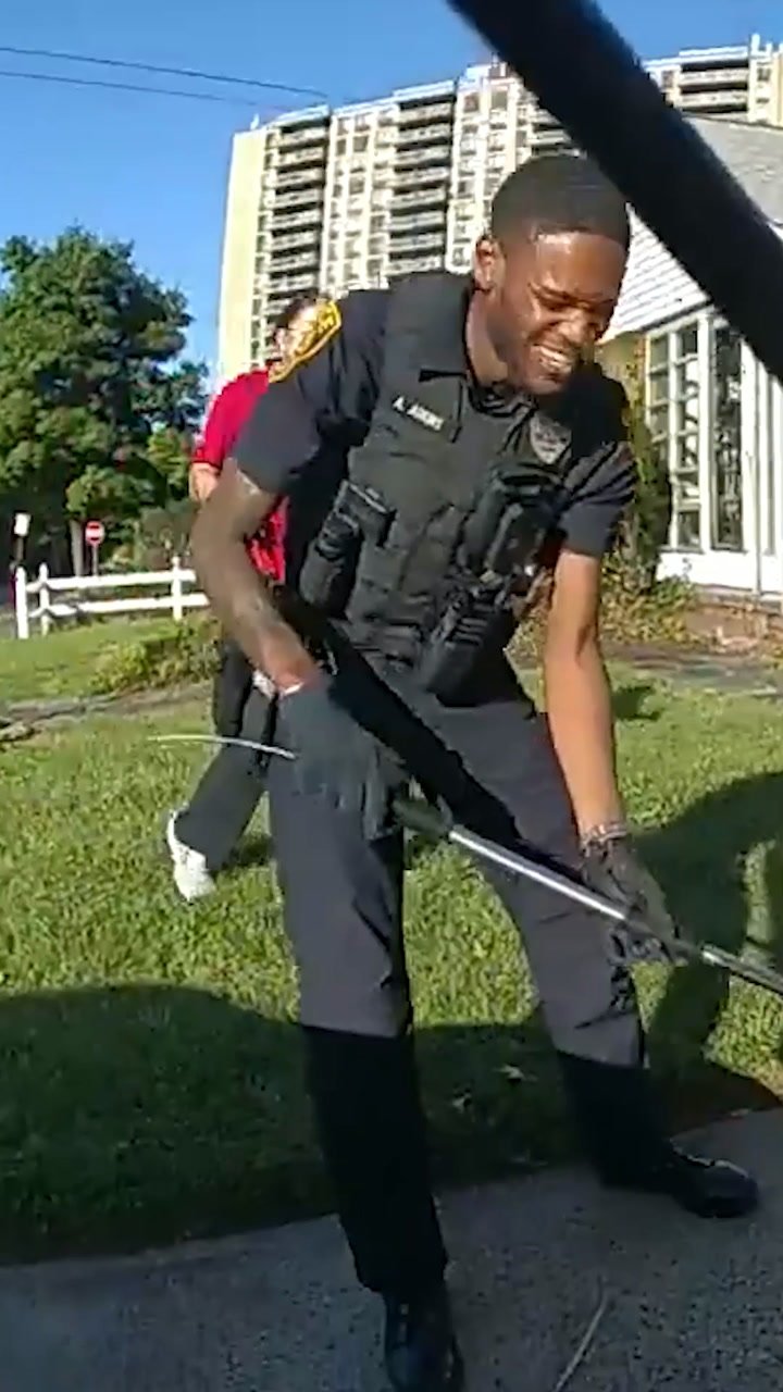New Jersey cops go head-to-head with grille-hiding snake | news.com.au ...