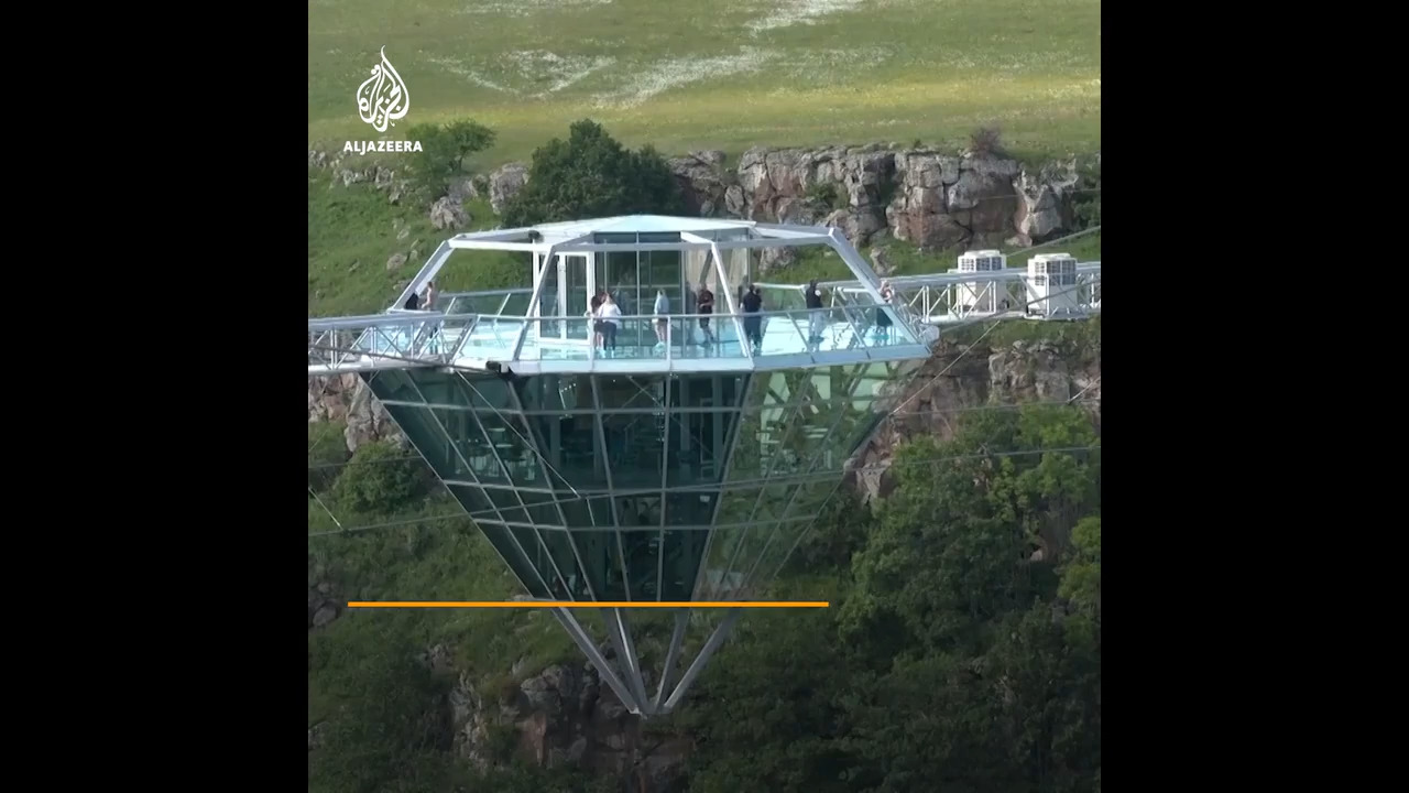 'Diamond' Bridge opens in Georgia’s spectacular Dashbashi canyon | Play ...