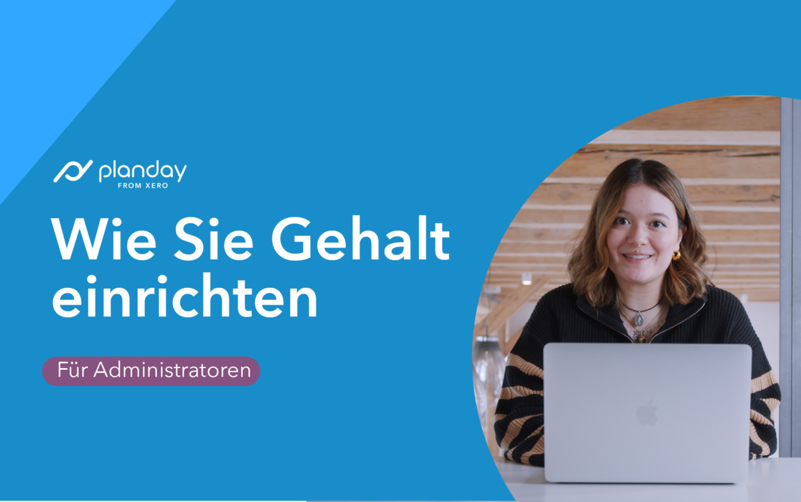 Wie Sie Gehalt einrichten - Planday tutorials - Deutsch