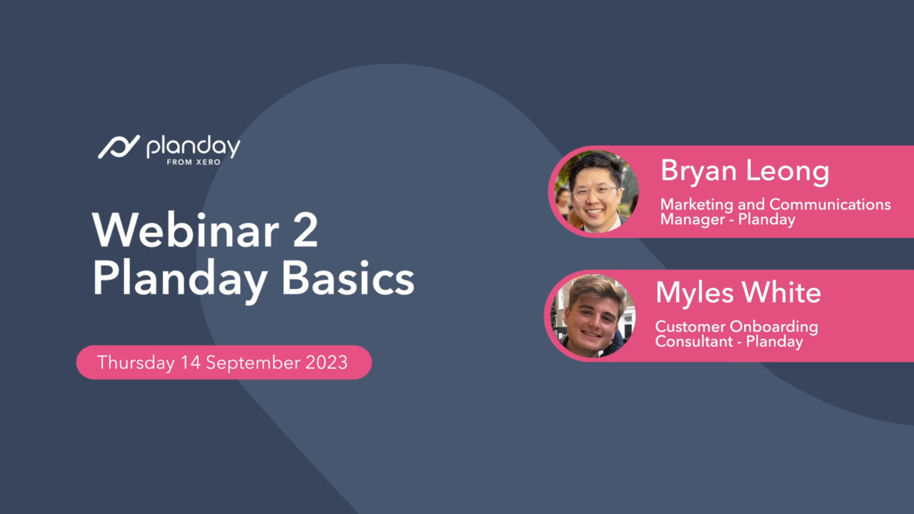 Webinars - Planday tutorials - Australia