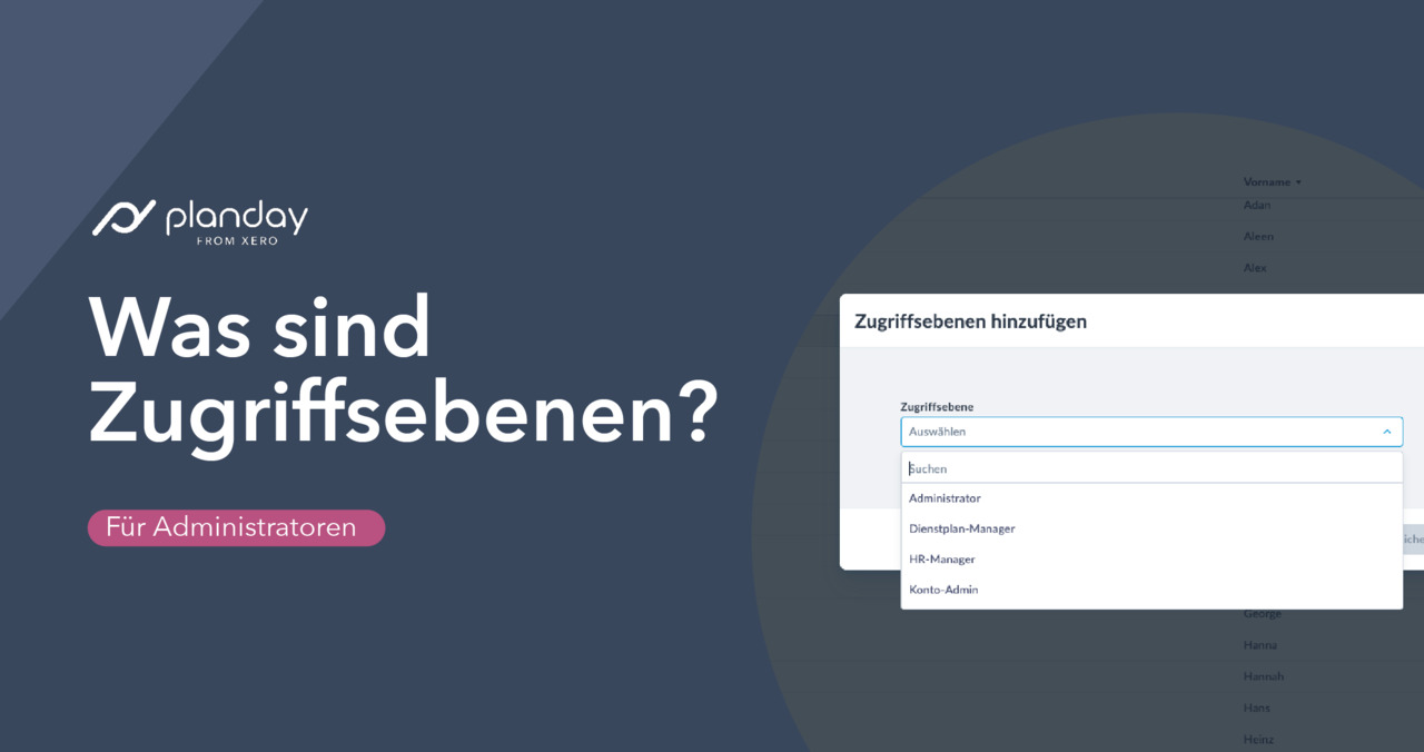 Was ist - Planday tutorials - Deutsch