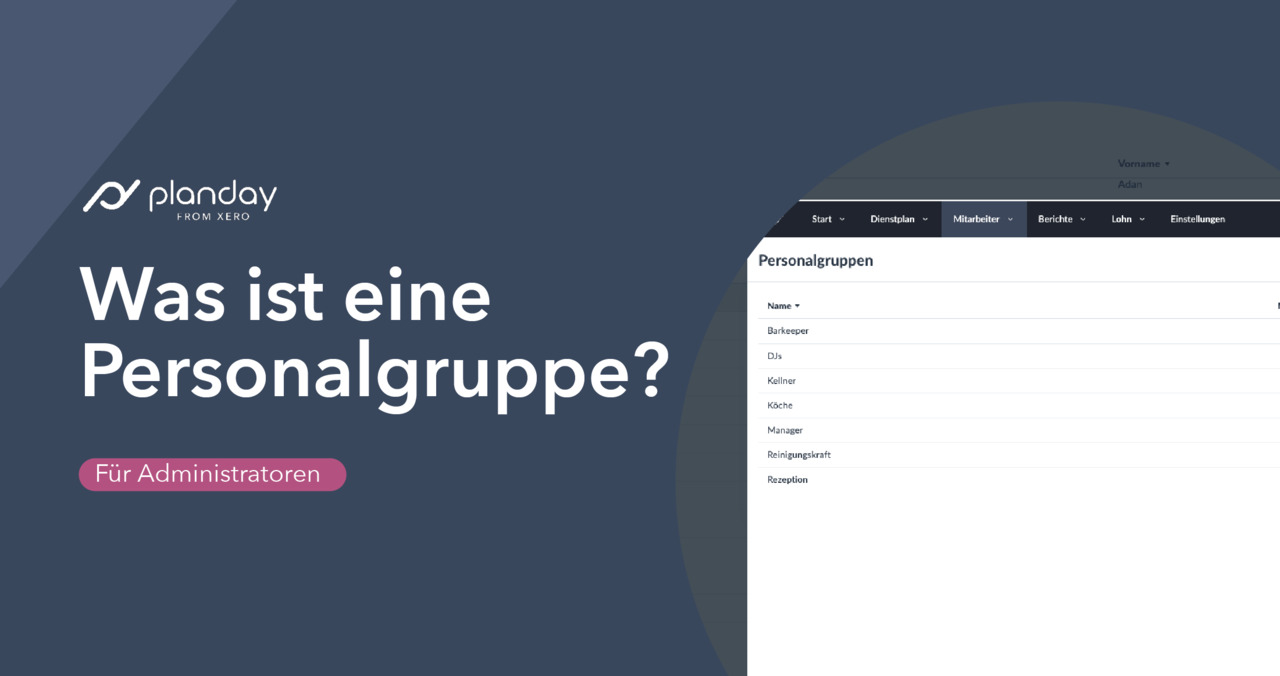 Betrieb einrichten & Mitarbeiter verwalten - Planday tutorials - Deutsch