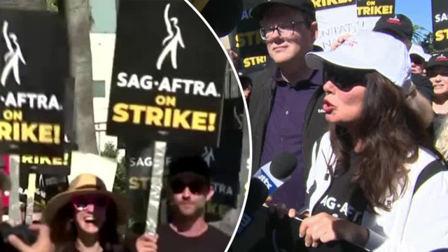 Celebrities On The Picket Line 60 Photos - Moonagedaydream.film